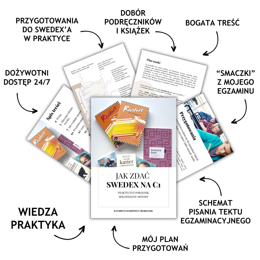 "Jak zdać Swedex na C1" (ebook) - Książki po szwedzku
